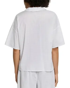 Hanro Sleep & Lounge Woven Button Front Shirt