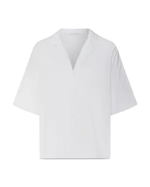 Hanro Sleep & Lounge Woven Button Front Shirt