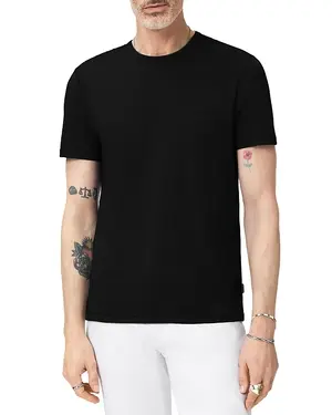 John Varvatos Bale Short Sleeve Burnout Tee - Black