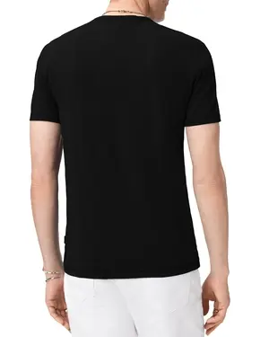 John Varvatos Bale Short Sleeve Burnout Tee - Black