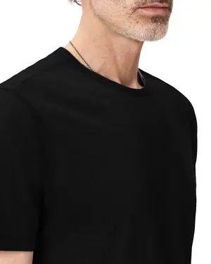 John Varvatos Bale Short Sleeve Burnout Tee - Black