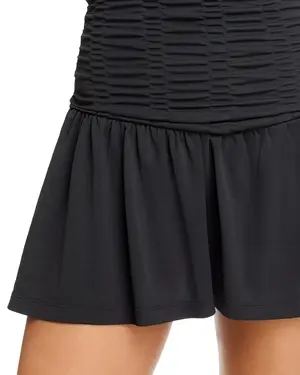 AYA MUSE Palo Ruched Mini Dress