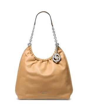 Michael Kors Indie Large Cinched Shoulder Bag - Peanut
