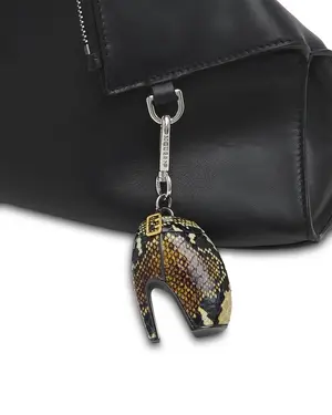 Alexander McQueen Snake Print Boot Charm - Black/multi