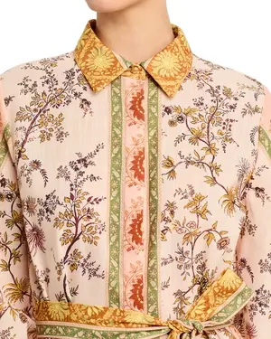 Kobi Halperin Bailey Mini Shirtdress - Honey Multi