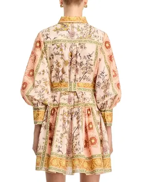 Kobi Halperin Bailey Mini Shirtdress - Honey Multi