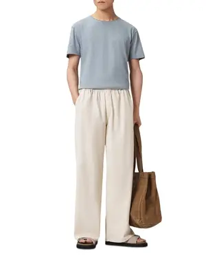 ALLSAINTS Flax Regular Fit Crewneck T-shirt - Maya Blue