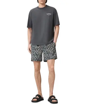 ALLSAINTS Silesia Slim Fit 6.7" Swim Shorts - Clouded Grey