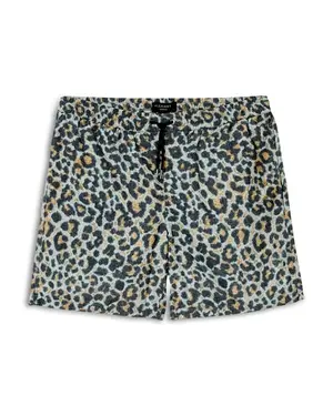 ALLSAINTS Silesia Slim Fit 6.7" Swim Shorts - Clouded Grey