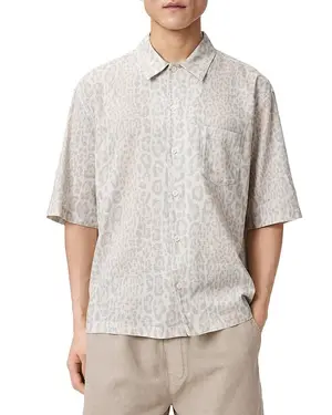 ALLSAINTS Cruz Leo Short Sleeve Shirt