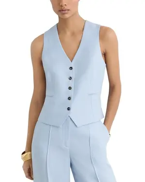 REISS V Neck Waistcoat