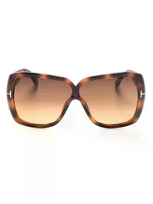 TOM FORD Oversize-frame Sunglasses - Brown