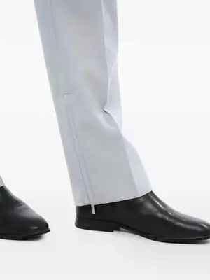 Off-White Pleated Zipped Trousers