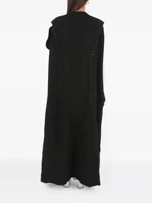 MAISON MARGIELA Double-breasted Frayed Wool Coat