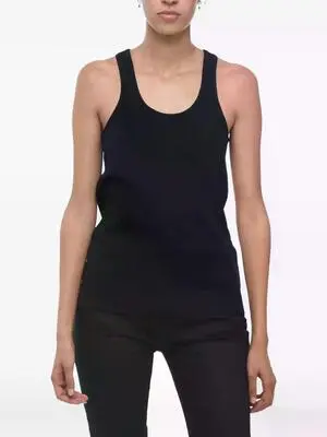 JIL SANDER Embossed Logo Knitted Top