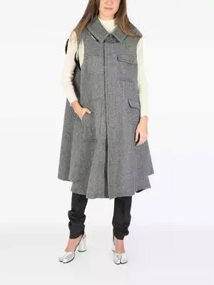 MAISON MARGIELA Herringbone Cut-out Cape