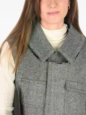 MAISON MARGIELA Herringbone Cut-out Cape