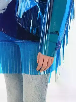 MAISON MARGIELA Fringed Western Jacket - Blue