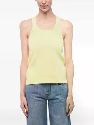 JIL SANDER Ribbed Racer-back Top