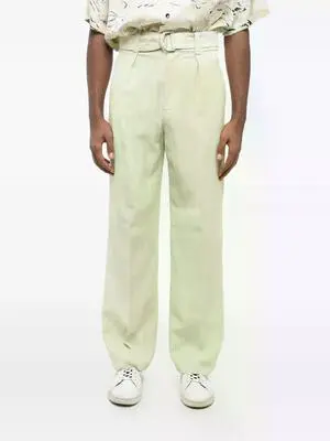 JIL SANDER Single-pleat Belted Trousers
