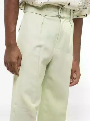 JIL SANDER Single-pleat Belted Trousers