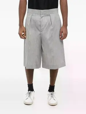 JIL SANDER Pleated Shorts - Grey