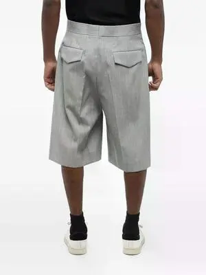 JIL SANDER Pleated Shorts - Grey