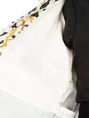 MAISON MARGIELA Geometric-patterned Belted Jacket