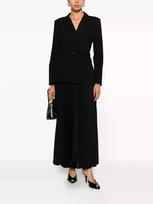 Simkhai Alexandra Double-breasted Pleated Midi Dress