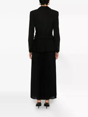 Simkhai Alexandra Double-breasted Pleated Midi Dress