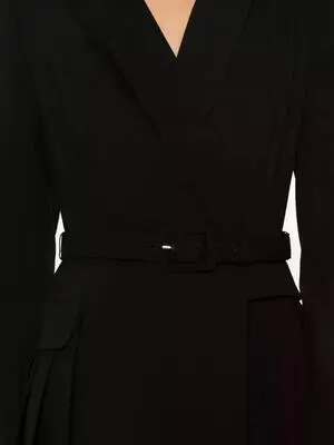 Simkhai Alexandra Double-breasted Pleated Midi Dress