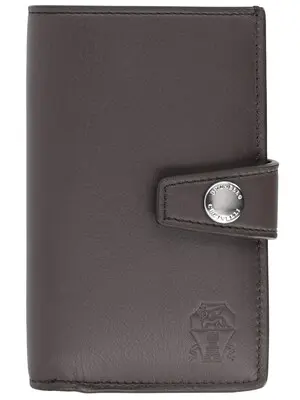 Brunello Cucinelli Leather Wallet - Brown