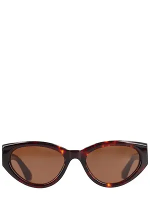 ROTATE BY BIRGER CHRISTENSEN Cat Eye Sunglasses - Brown
