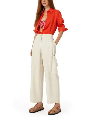 Max Mara Cargo Pantalone Lepre - Beige