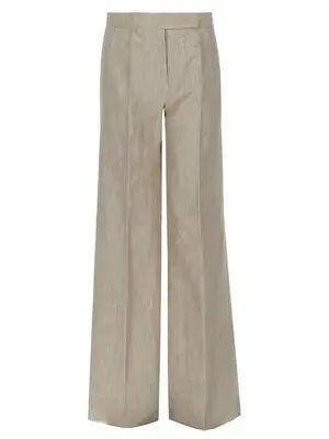 Max Mara Ginnico Wide-leg Trousers - Beige