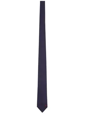 FERRAGAMO Silk Neck Tie - Blue