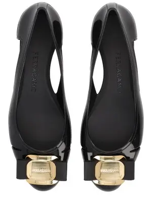 FERRAGAMO Ballerina Flats - Black