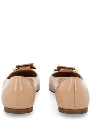 FERRAGAMO Ballerina Gancini - Beige