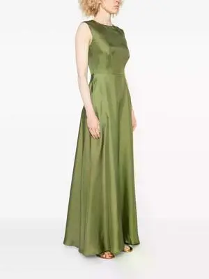 CO.GO Sleeveless Crew Neck Maxi Dress