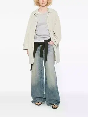 Aspesi Long-sleeve Button-fastening Coat