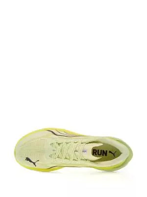 PUMA Deviate Nitro Panelled Logo Sneakers - Green