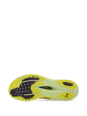PUMA Deviate Nitro Panelled Logo Sneakers - Green