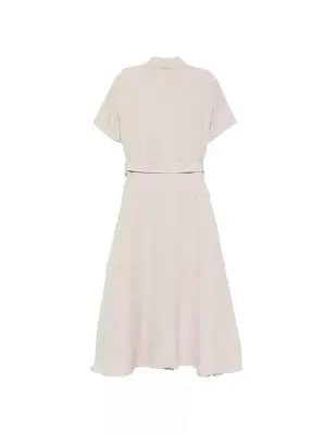 Antonelli Firenze Moira Belted Panelled Midi Dress
