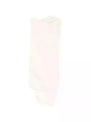 ROTATE BY BIRGER CHRISTENSEN Chiffon Cape Mini Dress - Neutrals