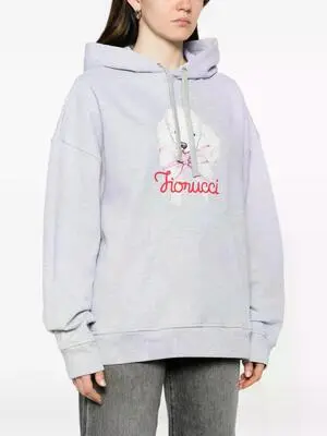 Fiorucci Poodle-print Hoodie - Grey