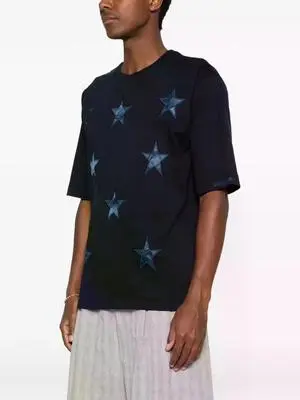LES HOMMES Star-patch T-shirt