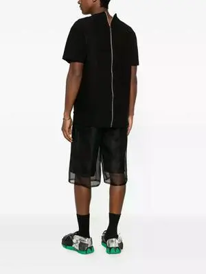 LES HOMMES Zip-fastening T-shirt
