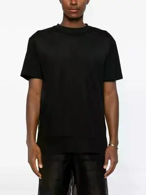 LES HOMMES Zip-fastening T-shirt