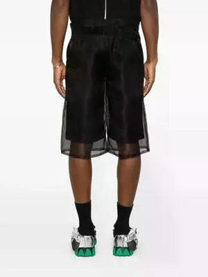 LES HOMMES Belt-loop Shorts