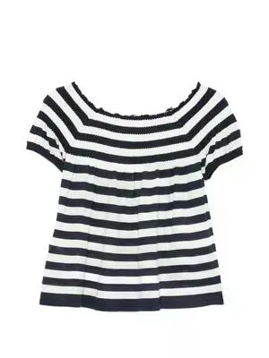 SEMICOUTURE Striped Pattern T-shirt